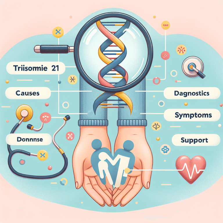 Trisomie 21 : Causes, diagnostic, symptômes et accompagnement -AI DiagMe
