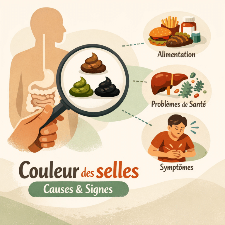Couleur des selles : comprendre les causes associées