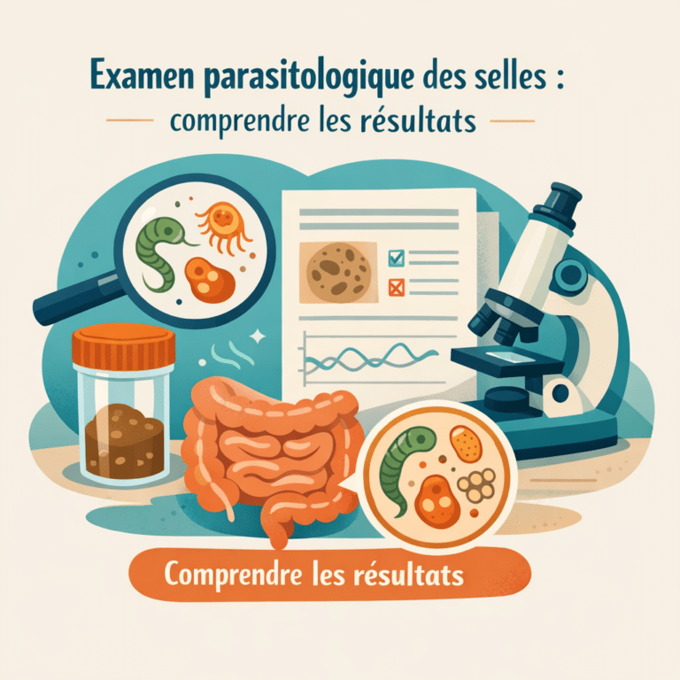 Examen parasitologique des selles : comprendre les résultats -AI DiagMe